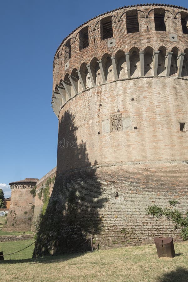 Imola (Bologna, Italy) - Medieval Castle Stock Image - Image of garden ...