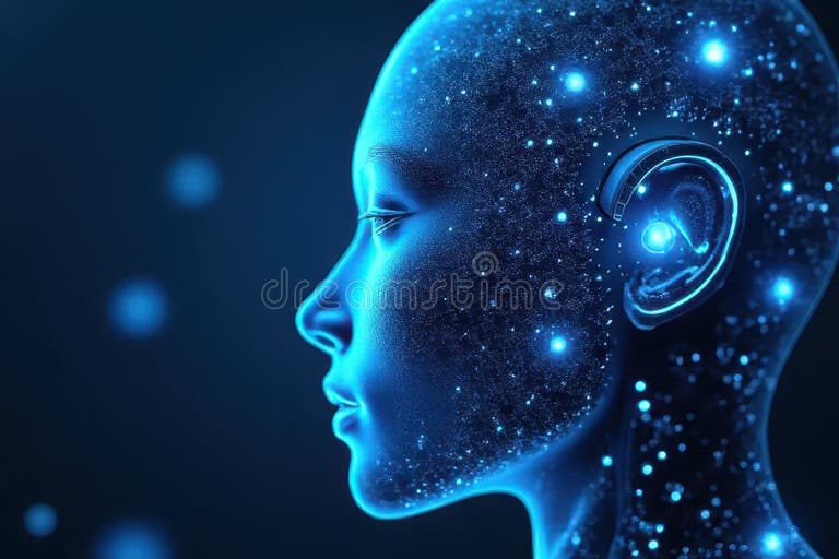 Impact of Advanced AI on Various Industries Stock Illustration ...