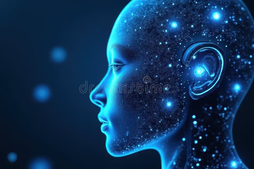 Impact of Advanced AI on Various Industries Stock Illustration ...