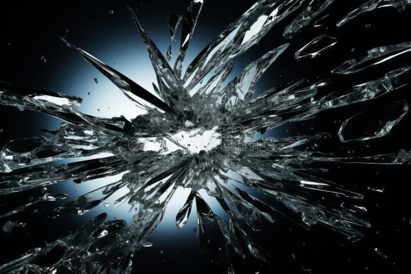 Impact Aesthetics: the Dynamic Art of Glass Breaking – AI Generated 58 ...