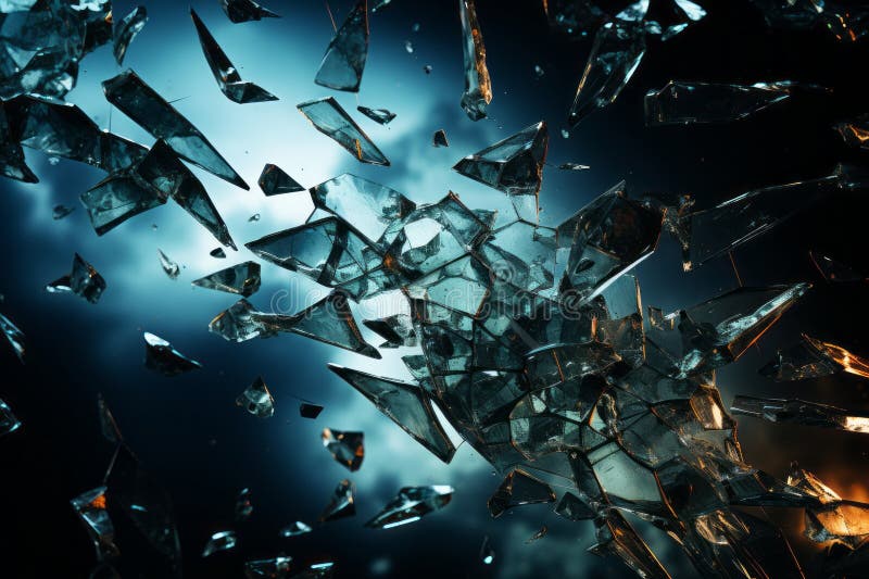 Impact Aesthetics: the Dynamic Art of Glass Breaking – AI Generated 20 ...