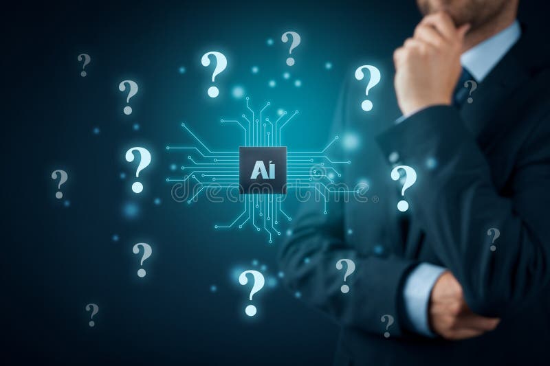 Impact of Artificial Intelligence on Business Stock Photo - Image of ...