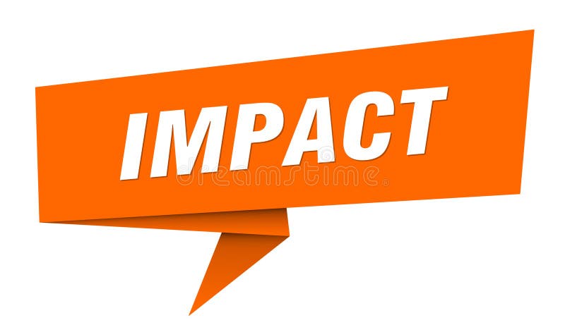 Impact Banner. Impact Speech Bubble, Label, Sticker, Sign Template ...