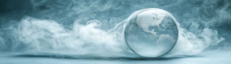 Impact of CO2 Emissions in Global Carbon Footprint Visualization Stock ...