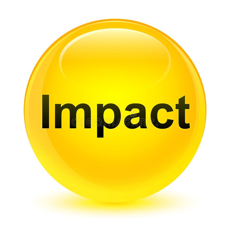 Impact Glassy Yellow Round Button Stock Illustration - Illustration of ...