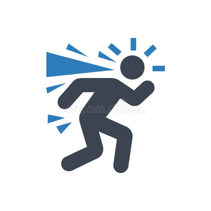 Impact Head Injury Icon stock vector. Illustration of alert - 348612551