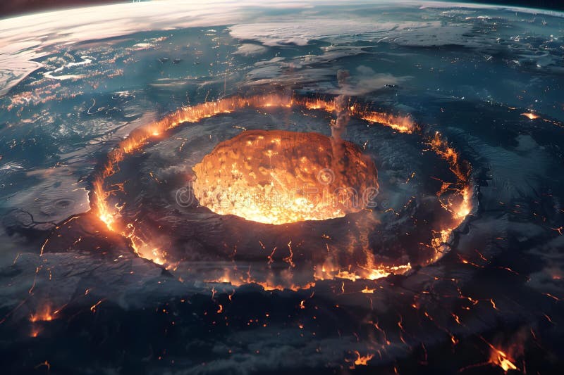 Impact of Meteor Creates Enormous Crater, Triggering Global Catastrophe ...