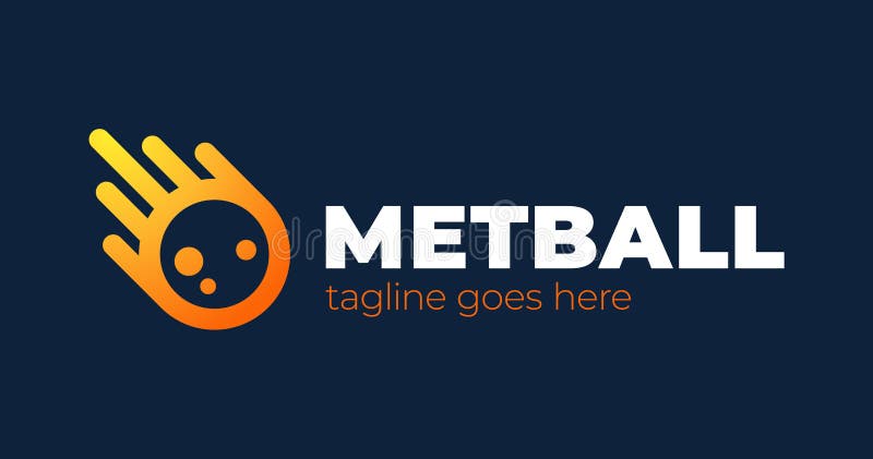 Impact Meteor Logo with Tail Vector Icon Illustration. Meteor Logo ...