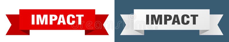 Impact Banner. Impact Speech Bubble Label Set. Stock Vector ...