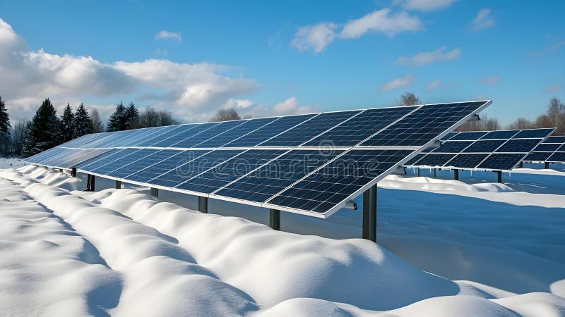 Impact of Snow on Solar Panels: Reduced Power Generation in Cold Months ...
