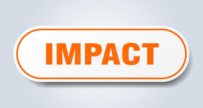 Impact sticker. stock vector. Illustration of impact - 197151994