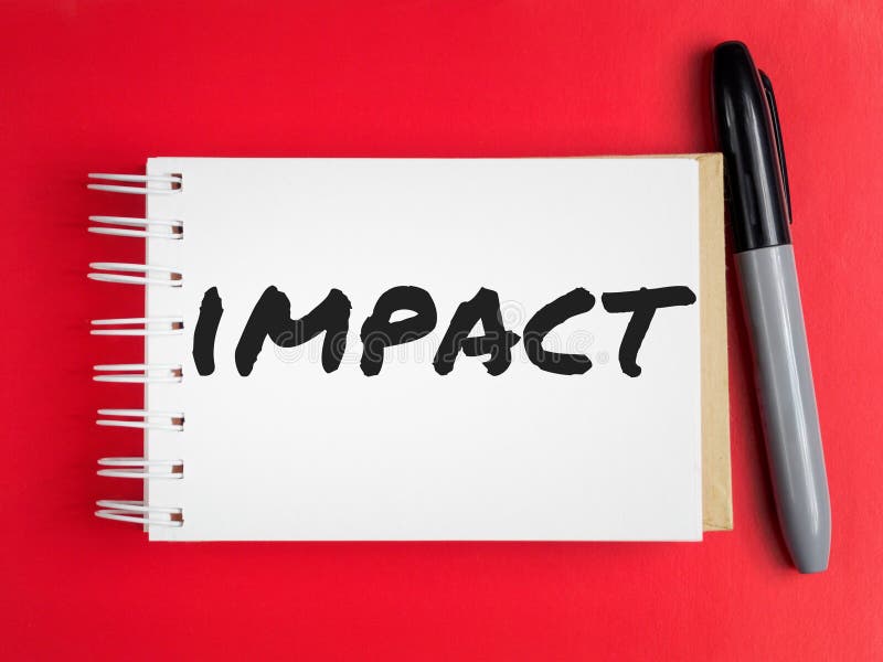 Impact Text Notepad Page Colored Background Stock Photos - Free ...