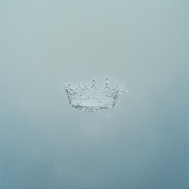 The Impact of a Water Drop Creates a Crown-shaped Formation Accompanied ...