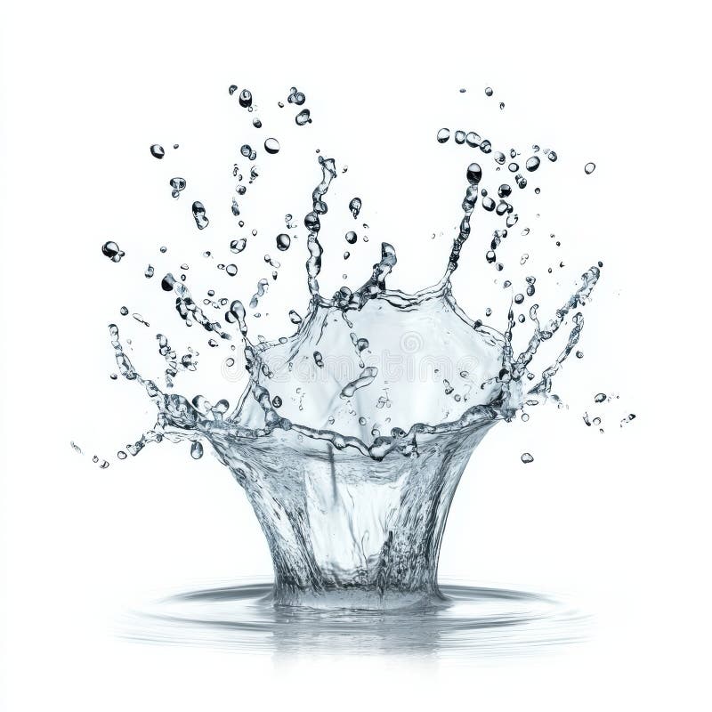 The Impact of Water Flows Generating Splash Effects in Air Stock ...