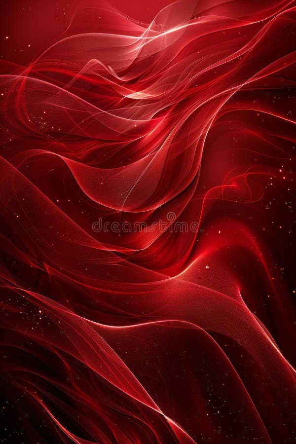 Impactful Dark Red Abstract Design with Shining Effects, Perfect for ...