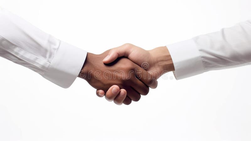 Diverse Business Men Arms Shaking Hands Stock Illustration ...