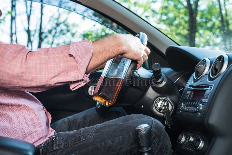 Impaired Vision after Alcohol. Stock Photo - Image of defeat ...