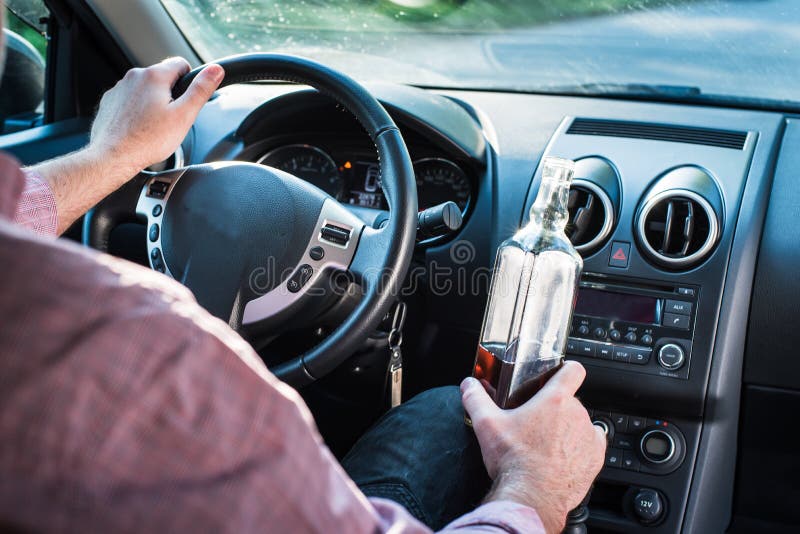 Impaired Vision after Alcohol. Stock Photo - Image of defeat ...