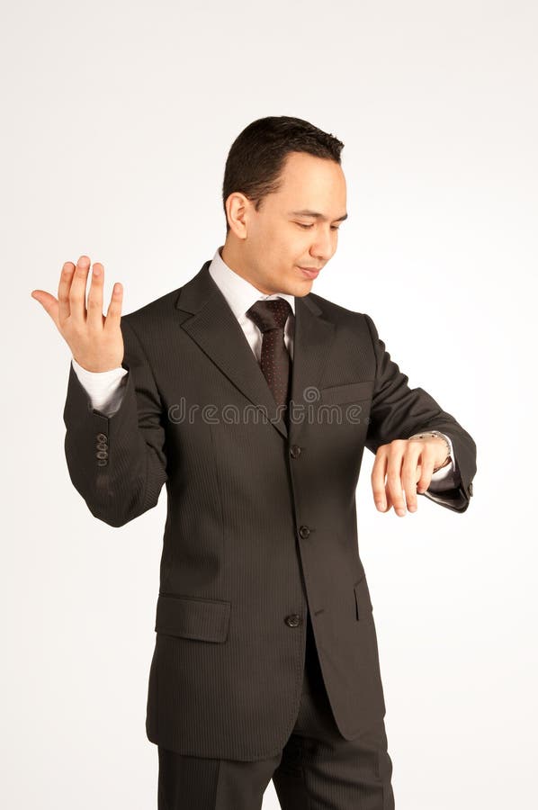 Impatient Person With Watch