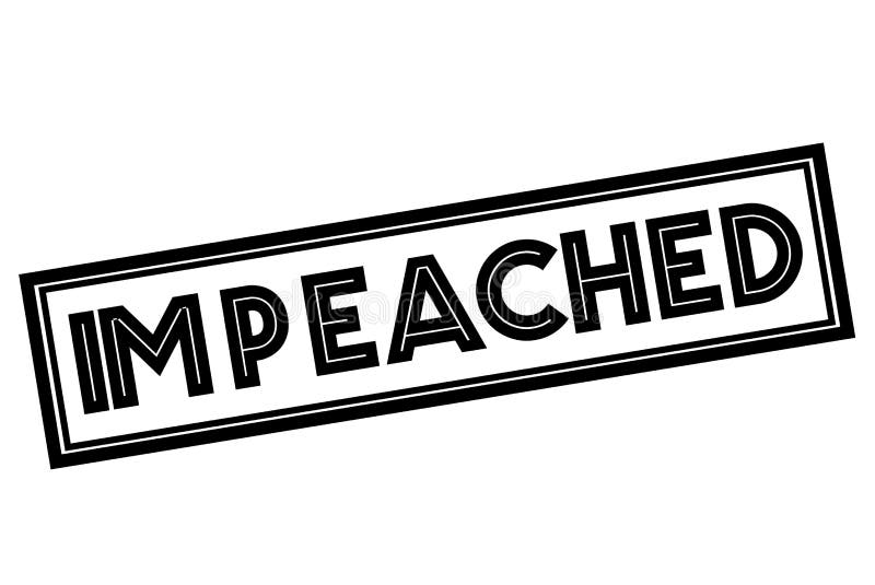 Impeached Typographic Stamp Stock Vector - Illustration of insignia ...