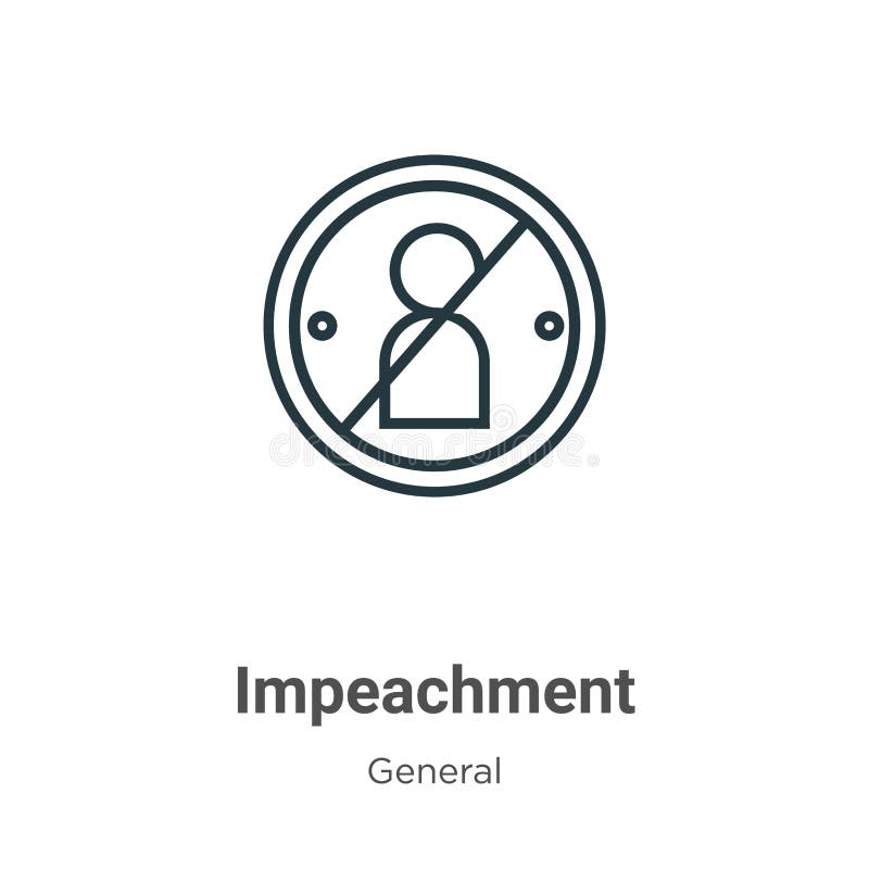 Impeachment Isolated Icon. Simple Element Illustration from General-1 ...