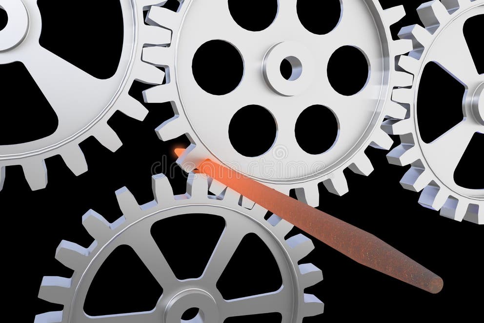 Impede progress concept stock illustration. Illustration of check - 9399544