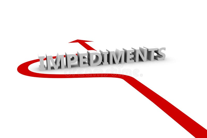 Impedimentos ilustração stock. Ilustração de trajeto - 47760494