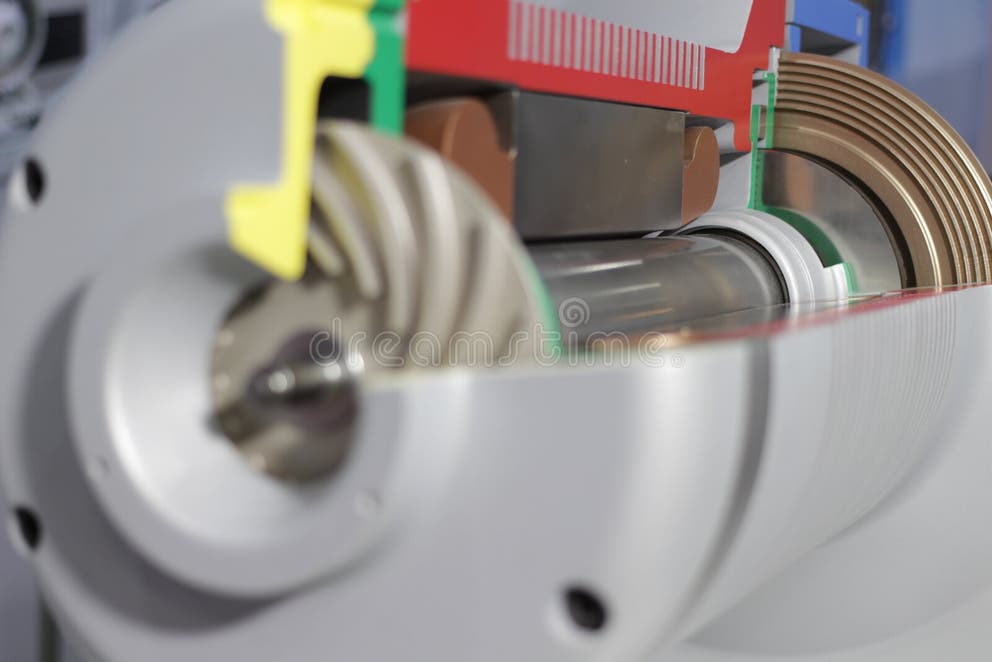 Impeller in Side Indsustrial Air Blower Stock Image - Image of ...