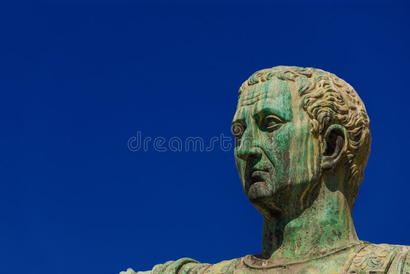 Imperatore Romano Di Caesar Augustus Nerva Immagine Stock - Immagine di ...