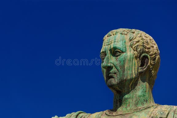Imperatore Romano Di Caesar Augustus Nerva Immagine Stock - Immagine di ...