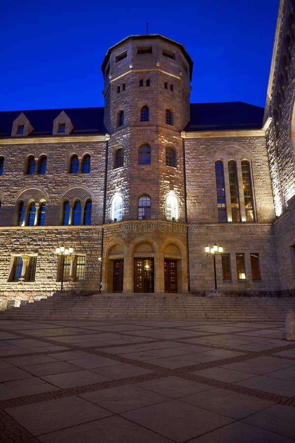 Imperial Castle Tower at Night Stock Image - Image of poland ...