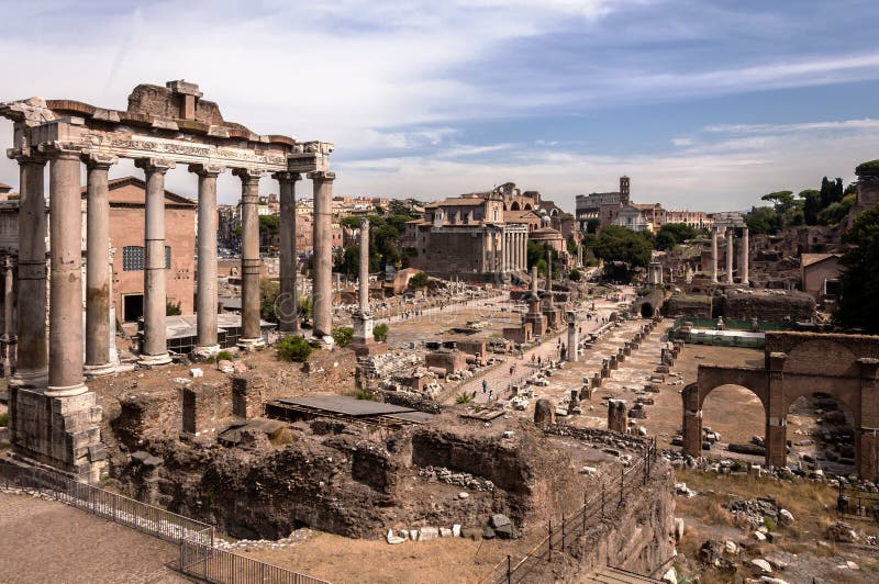Imperial Fora stock image. Image of foro, iulia, chruch - 104210437