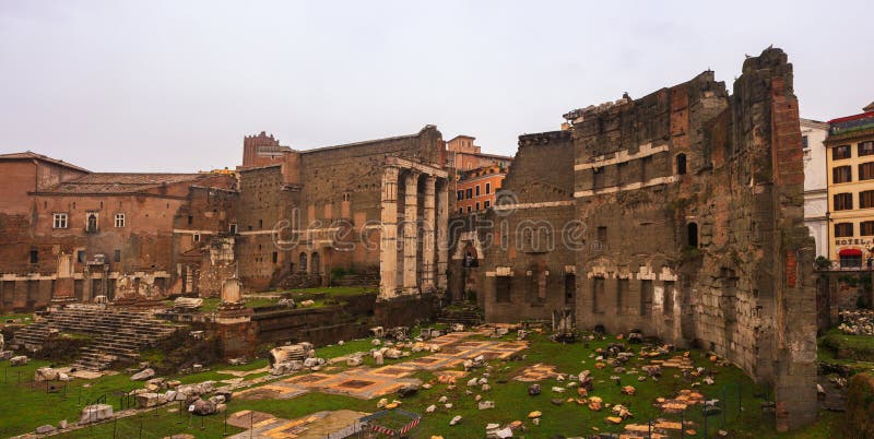 Imperial Fora, Rome stock photo. Image of mars, imperiali - 37391696
