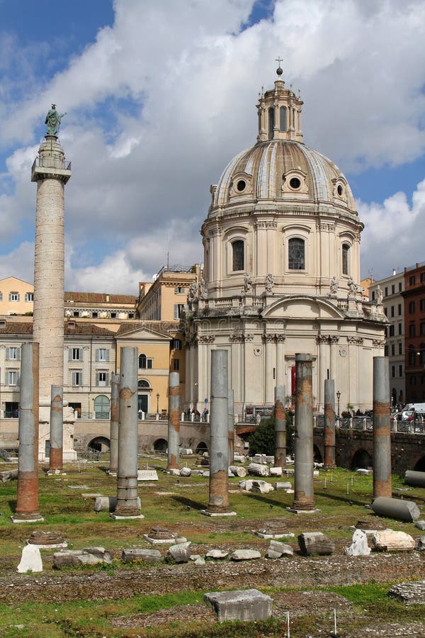 Imperial forum in Rome editorial photography. Image of plaza - 50221467