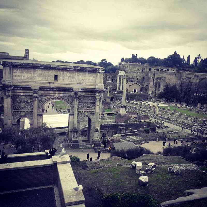 Imperial Forums stock image. Image of forums, arch, columns - 141059973