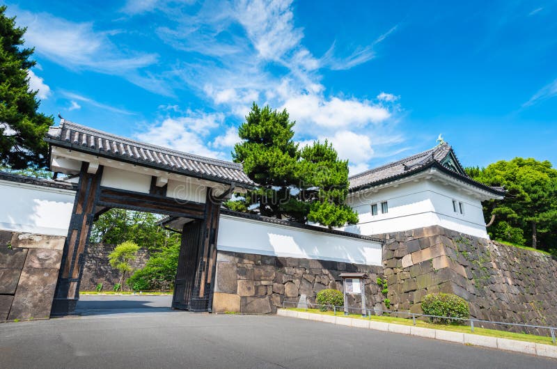 Imperial Palace and Gate at Daytime in Tokyo, Japan Stock Photo - Image ...