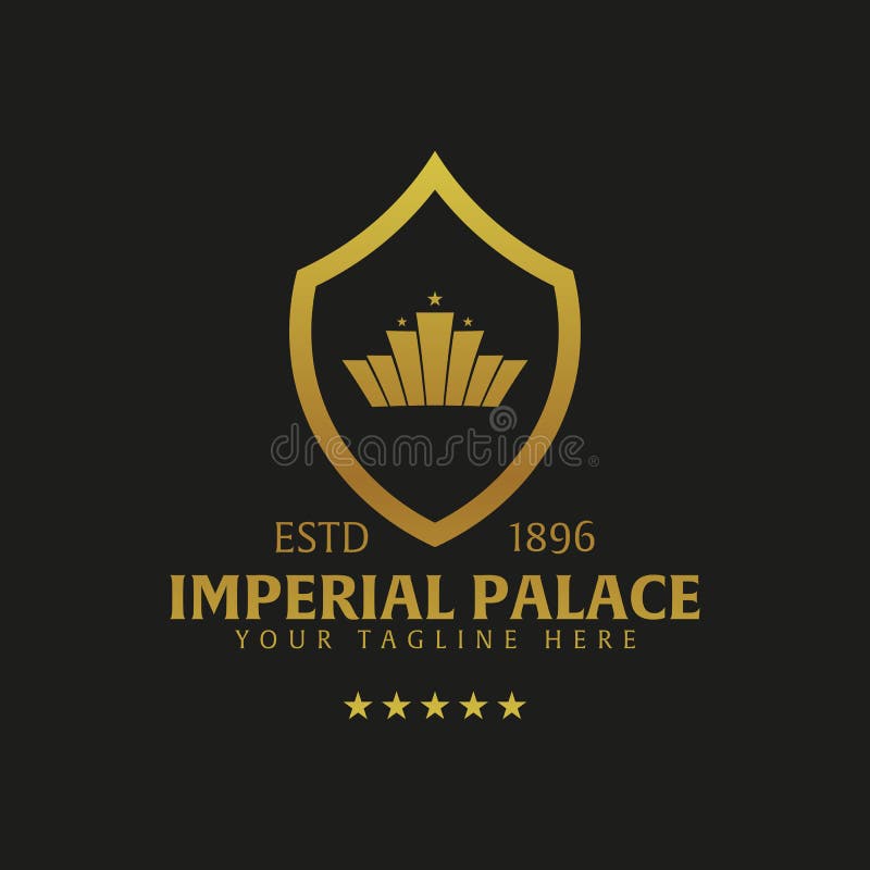 Imperial Palace Hotel Logo and Emblem. Vector Logo Illustration. Stock ...