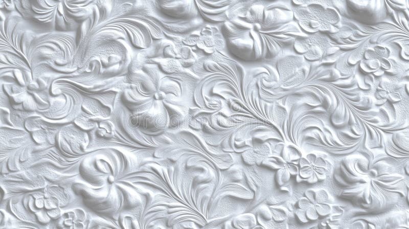Imperial Rococo Pattern Modern Ornament Decor Baroque Background ...