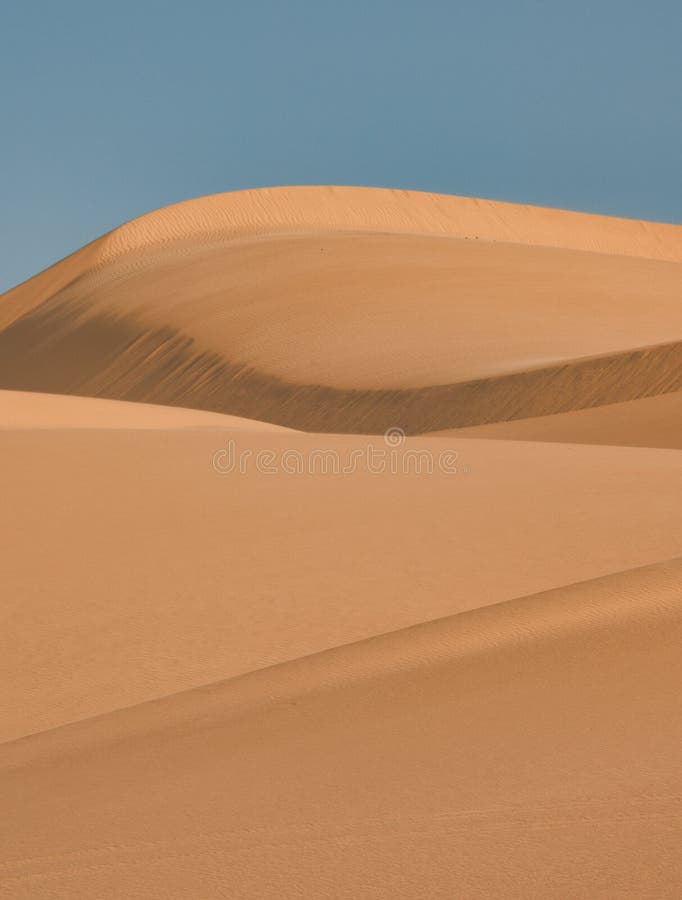 Imperial Sand Dunes in Yuma Desert. Stock Photo - Image of wave ...