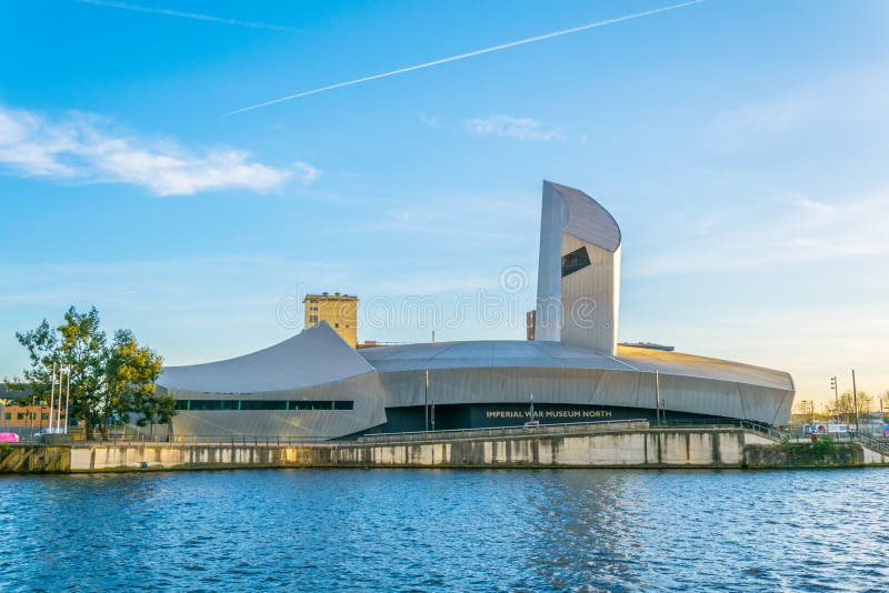 Imperial War Museum North in Manchester, England Editorial Image ...