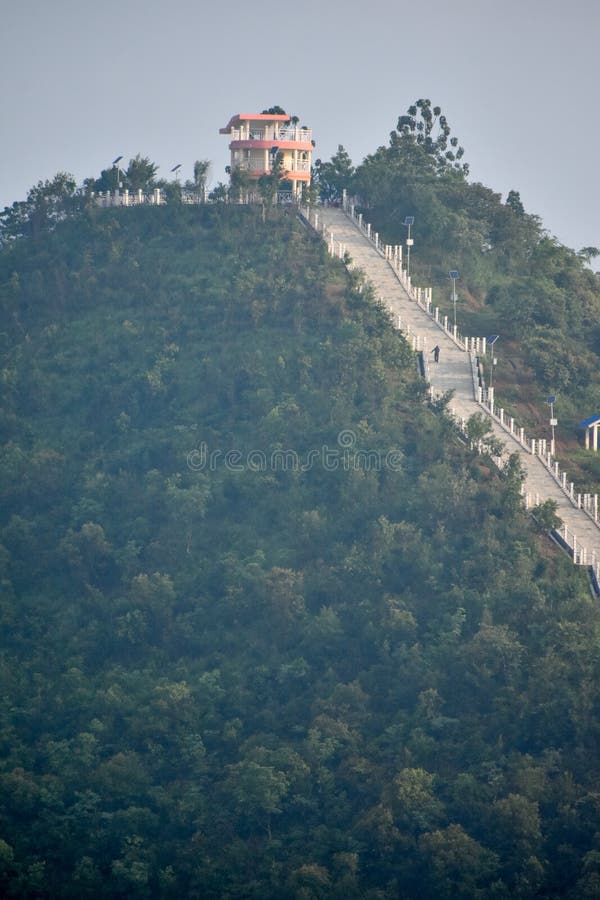 Imphal View Tower Present at Top of the Cheirao Ching Hill Stock Photo ...
