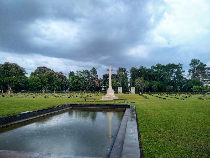 Imphal War Cemetery Manipur North East India Stock Image - Image of ...
