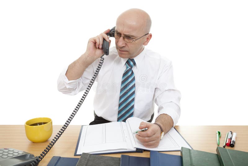 Impiegato immagine stock. Immagine di cartella, uomini - 19502375