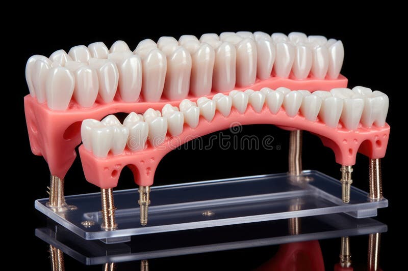 Supported Dental Bridge Model Stock Illustrations – 13 Supported Dental ...