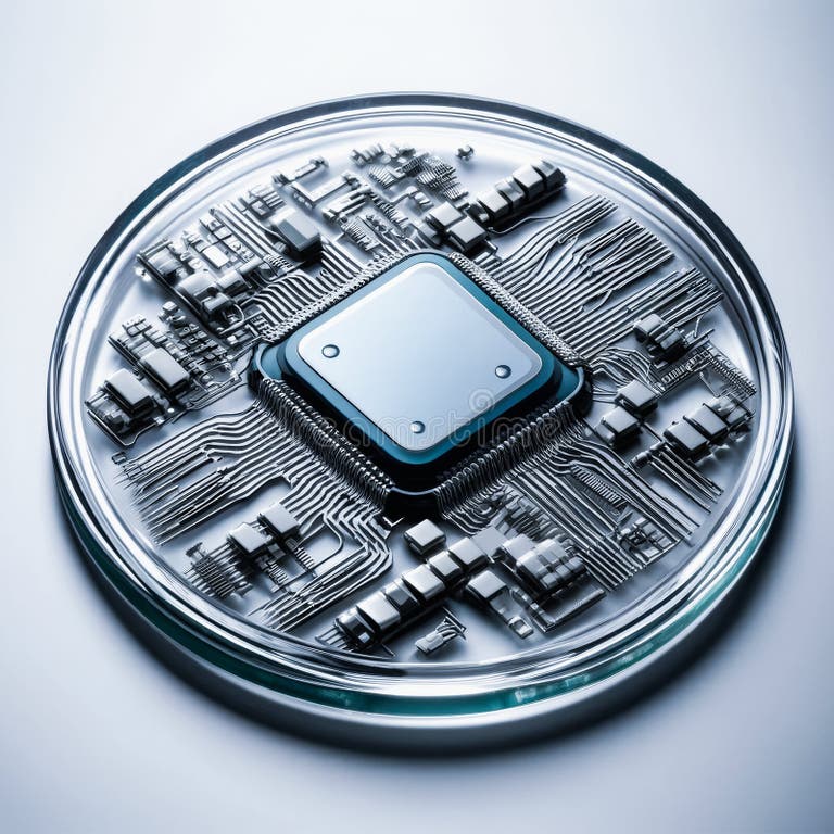 Implantable Microchip in Clear Casing with Complex Circuits for ...