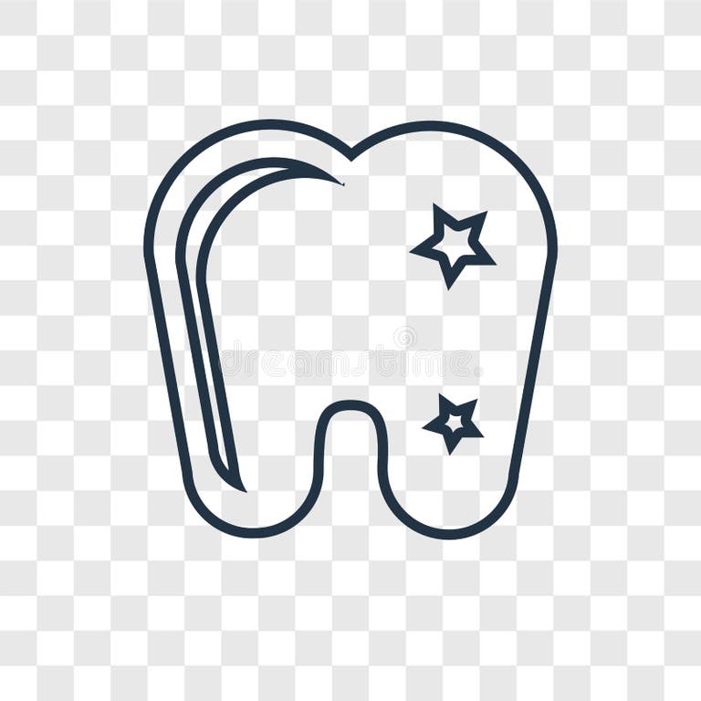 Implants Concept Vector Linear Icon Isolated on Transparent Back Stock ...