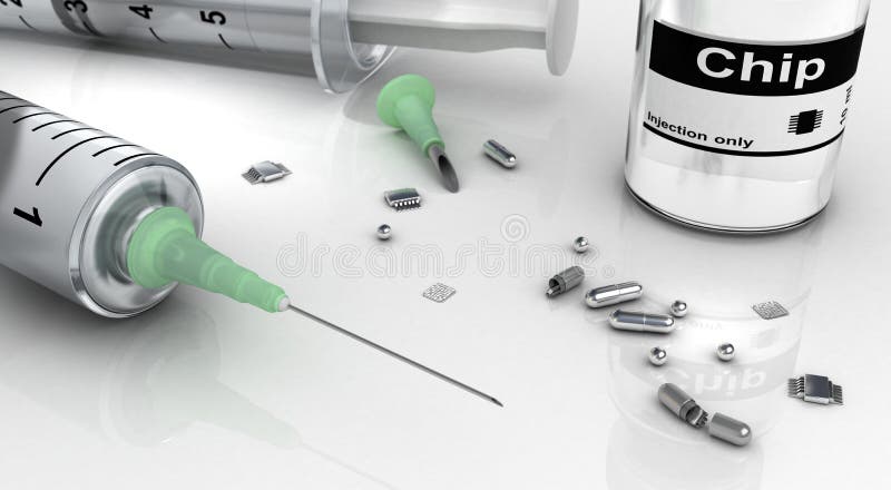 Metal Implants for Human Body. Stock Illustration - Illustration of ...