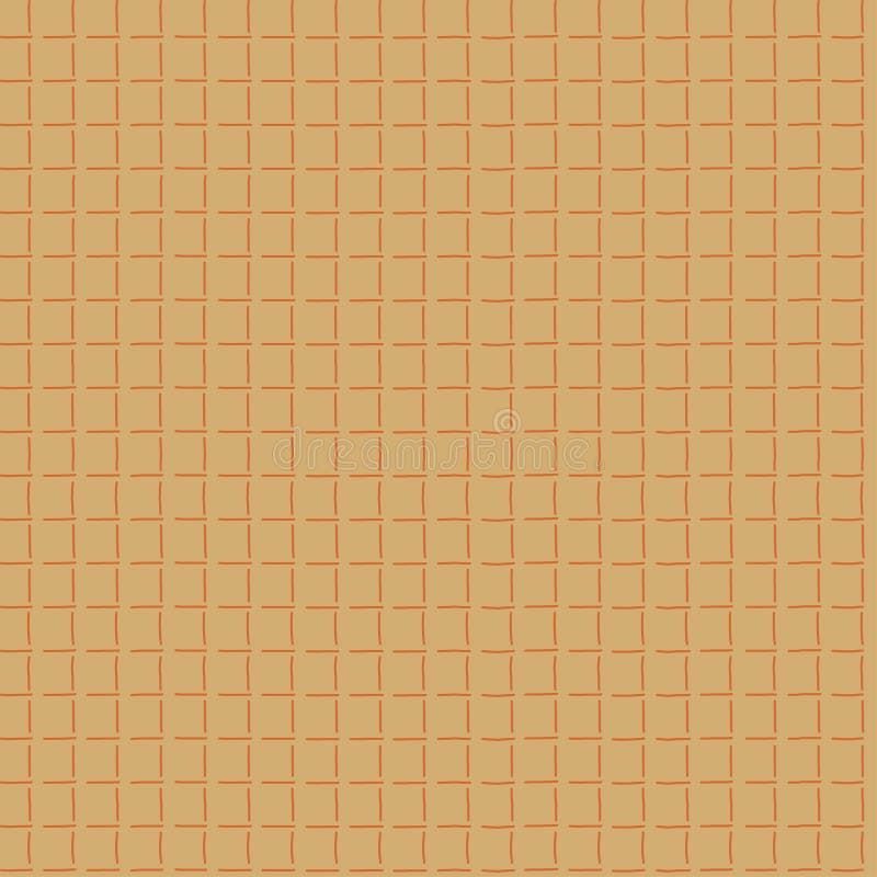Imple Hand Drawn Grid Design. Short, Slightly Irregular Orange Strokes ...