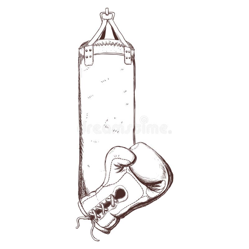 Boxing Bag Sketch Stock Illustrations – 256 Boxing Bag Sketch Stock ...