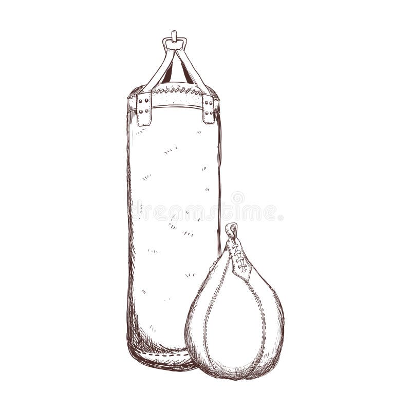 Boxing Bag Sketch Stock Illustrations – 256 Boxing Bag Sketch Stock ...